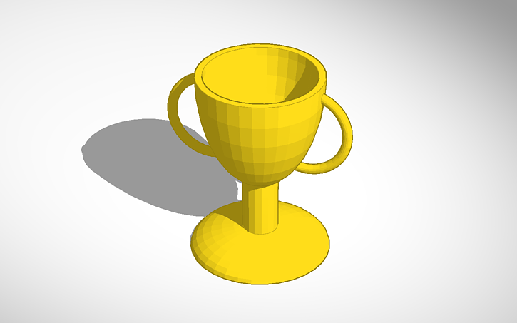 3D design Trophy - Tinkercad