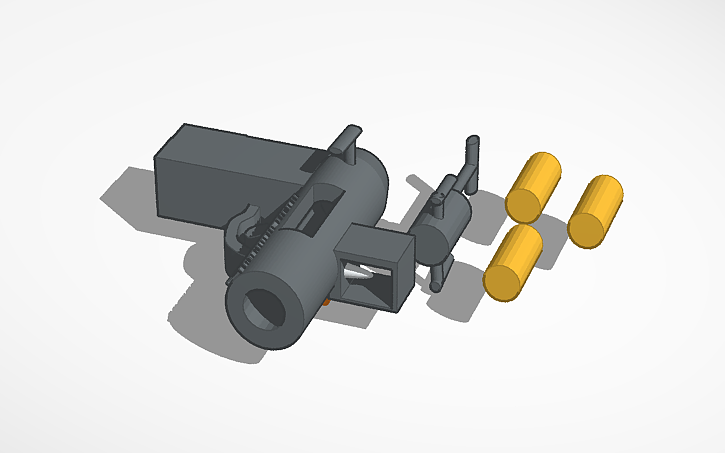 3D design DIMENSION CANNON - Tinkercad