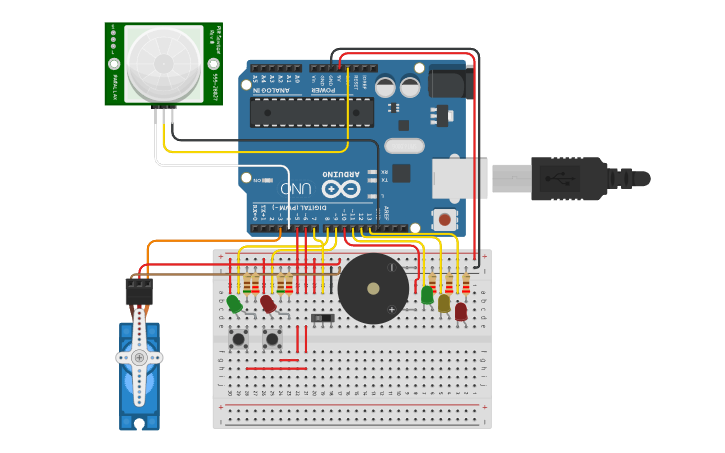 Circuit design OTP SAFE (INTENG) - Tinkercad