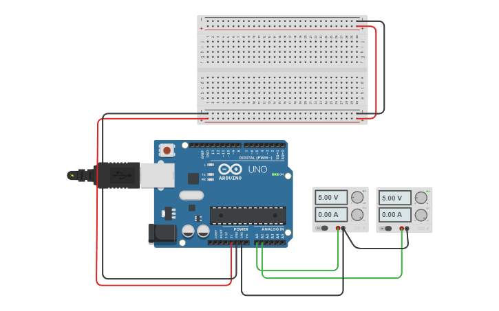 Circuit Design Exercise 7 1 Testing Adc Tinkercad