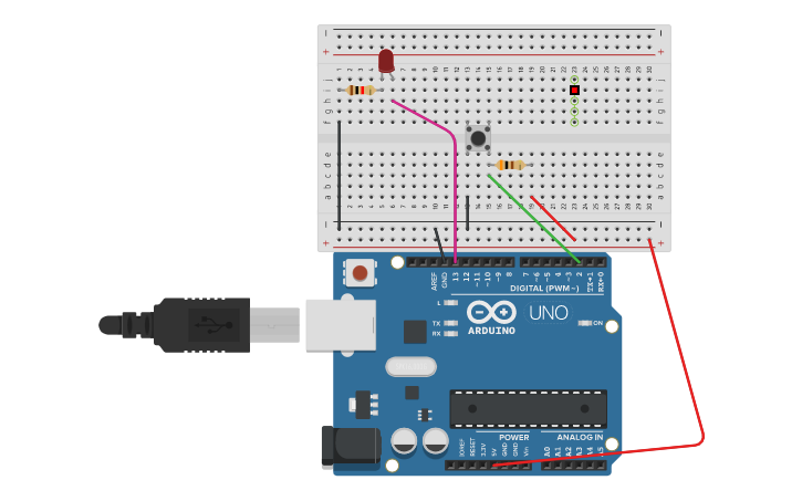 Circuit design Entorno de programación en arduino | Tinkercad