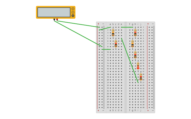 Circuit design 4B - Circuito 1 | Tinkercad