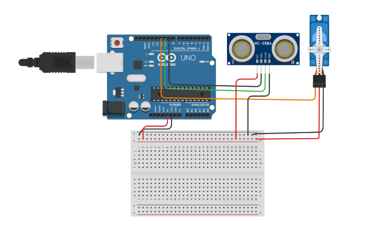 Circuit design rod tilt | Tinkercad