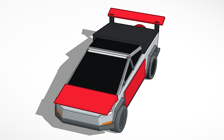3D design cool tesla cybertruck | Tinkercad