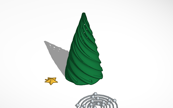 3D design Tree_and_Decorations | Tinkercad