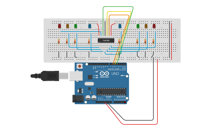 Circuit design TP1 - Tinkercad
