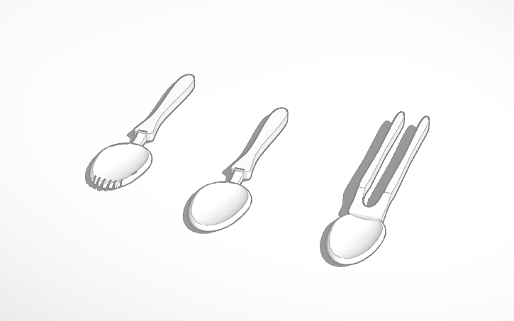 3D design Spoons | Tinkercad