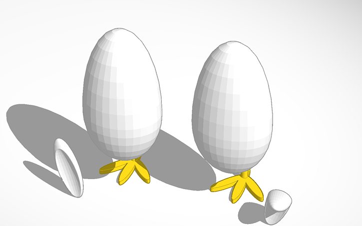 3D design funny bunny - Tinkercad