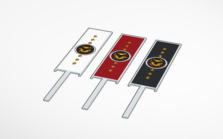 3D design CDO Banners - Tinkercad