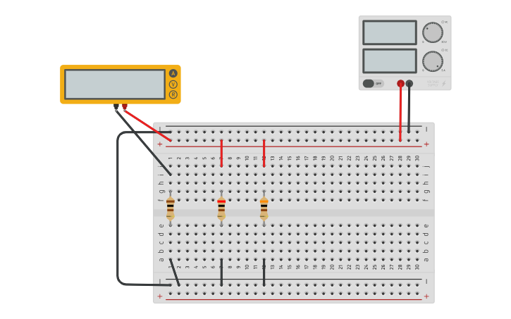 Circuit design Sample Parallel Circuit Aug2020 - Tinkercad