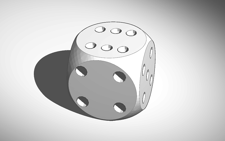 3D design Trick Die | Tinkercad