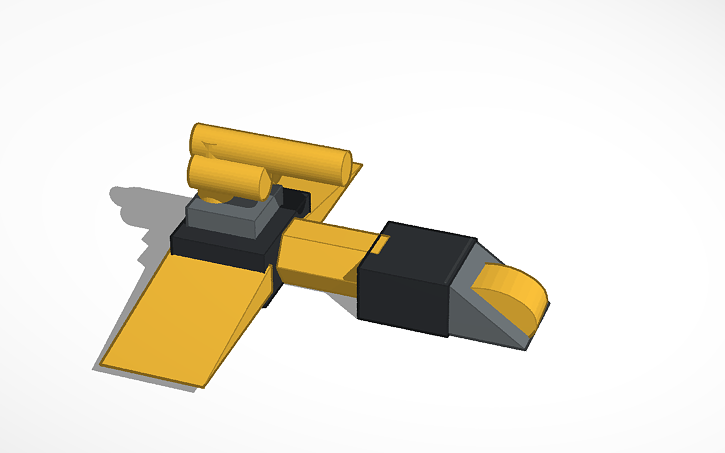 3D design starship | Tinkercad