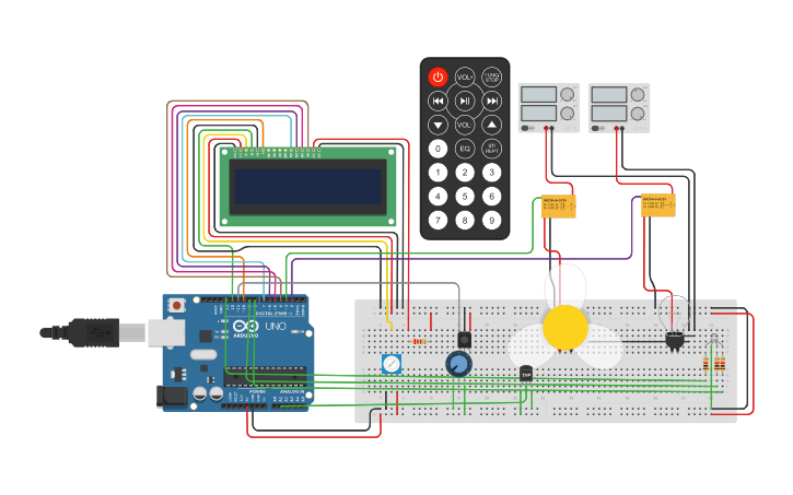 Circuit design Home automation 2 | Tinkercad