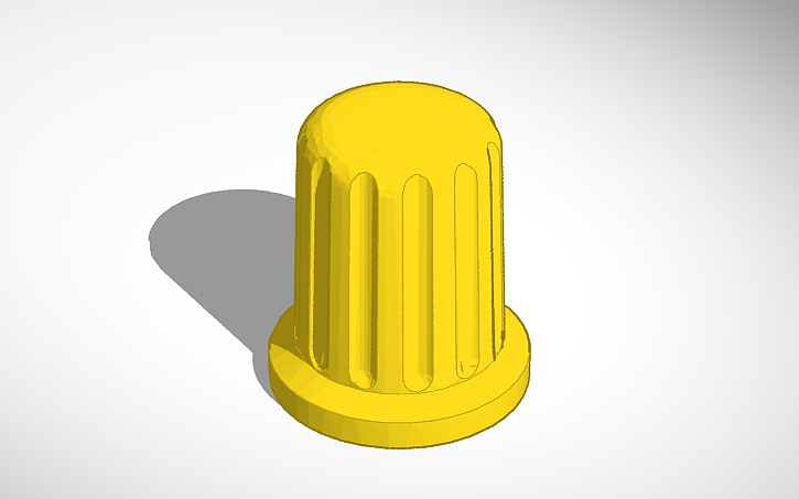 3D design 7mm Knob | Tinkercad