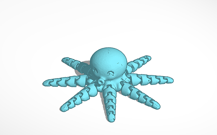 3D design OCTOPUS - Tinkercad
