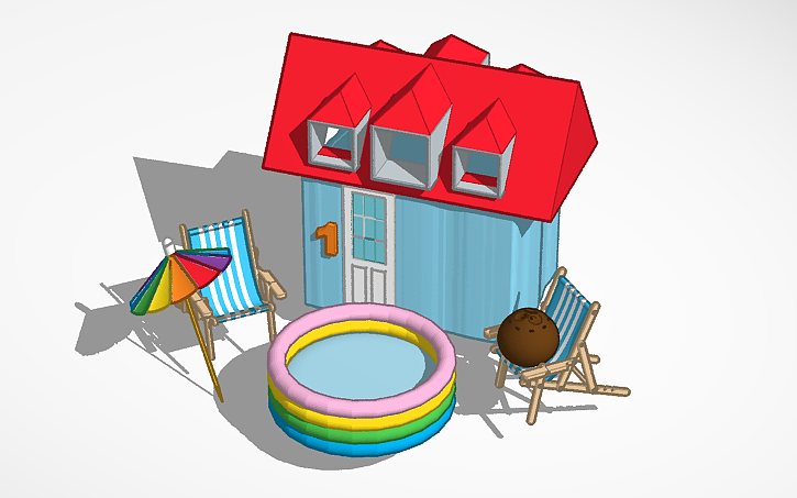 3D design CASOPLÓN DEL COLETAS - Tinkercad 3D design CASOPLÓN DEL COLETAS - Tinkercad