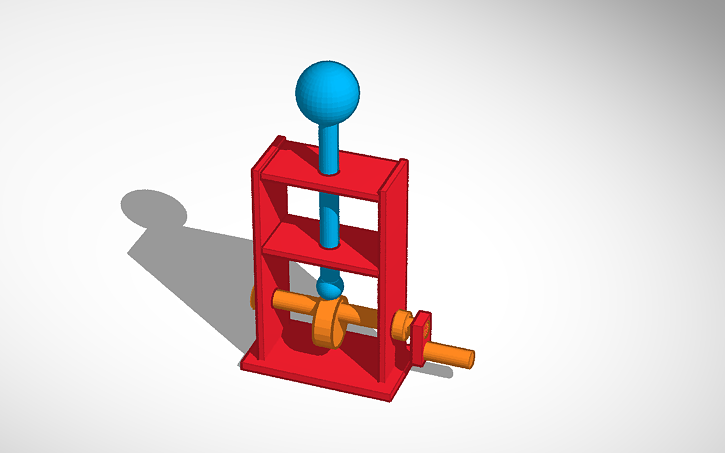 3D design leva - Tinkercad