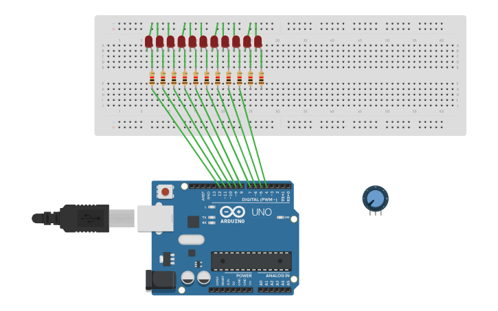 Circuit Design Joystick With Arduino Tinkercad