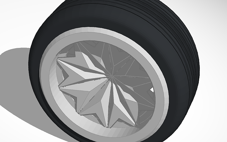 3D design tire - Tinkercad