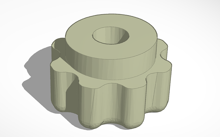 3D design Star Knob 6mm - Tinkercad