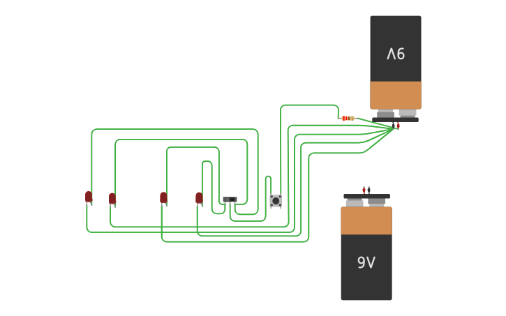 Circuit design Wiring Challenge 1 - Tinkercad