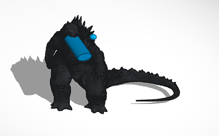 3D design godzilla atomic | Tinkercad