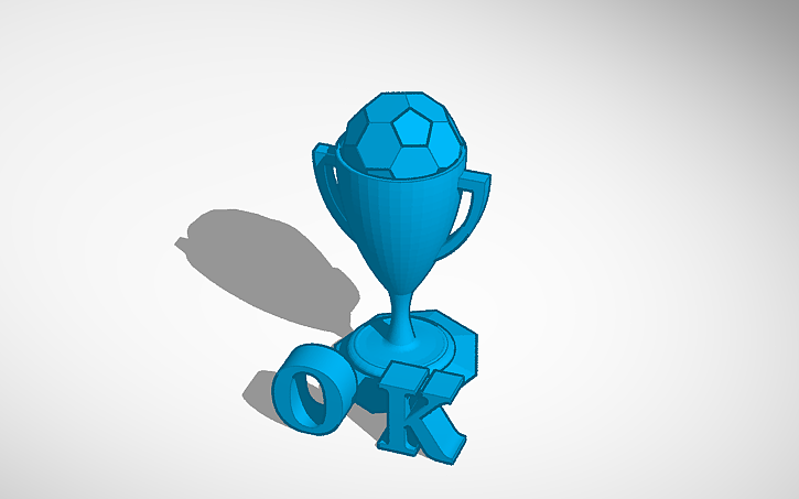 3D design world cup in football - Tinkercad