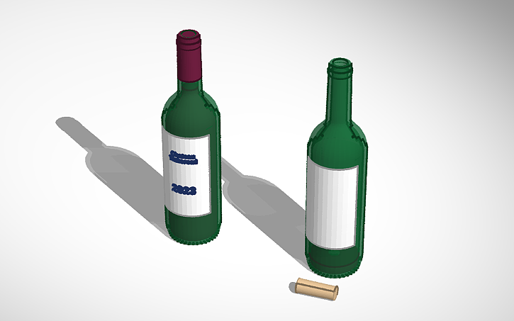 3D design Bottle - Tinkercad