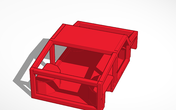 3D design chassis - Tinkercad