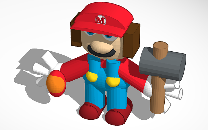 3D design mario | Tinkercad