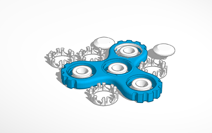 3D design Fidget Spinner - Tinkercad
