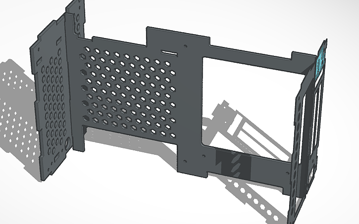 3d Design Mini Itx Case Psu Sfx Fan92mm Tinkercad