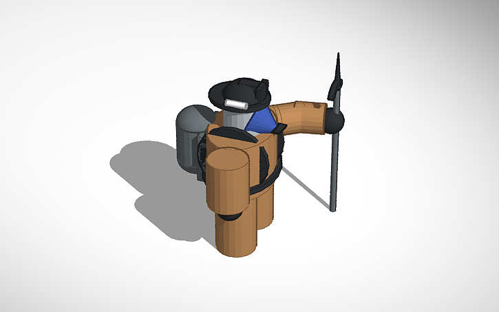 3D design Firefighter - Tinkercad