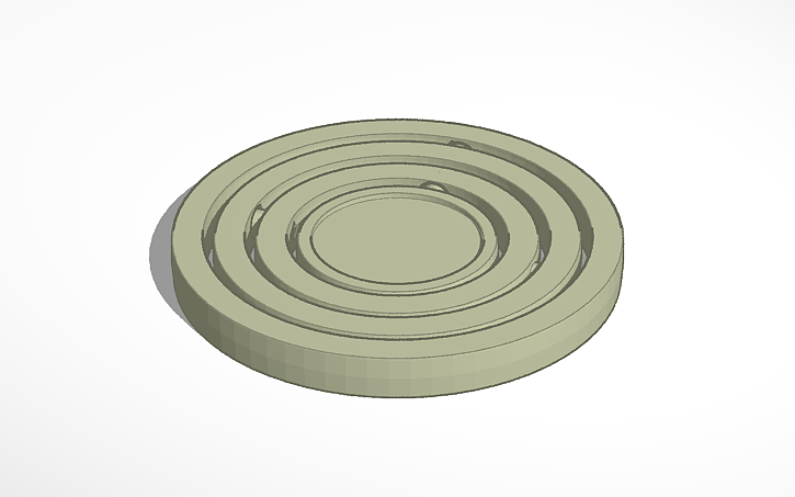 3D design Blank Bohr Model 3 shells | Tinkercad