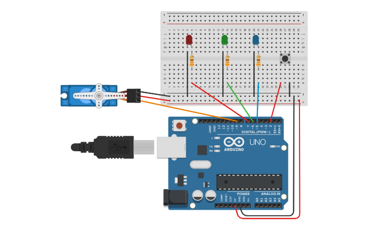 Circuit design String comm | Tinkercad