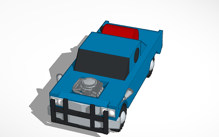 3D design Mad Max Car - Tinkercad