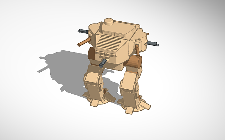 3D design Medium Mech V2 (Iron Order) - Tinkercad