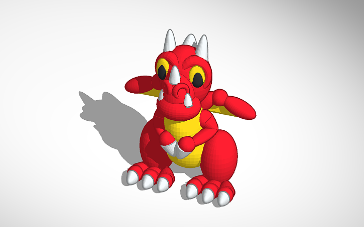3D design dragon | Tinkercad