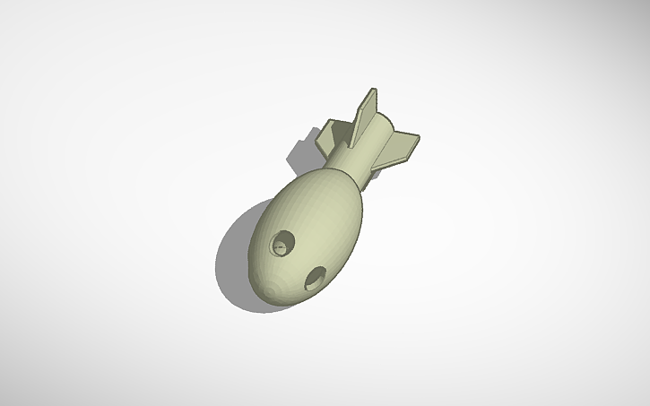 3D design Fvl whistle bomb - Tinkercad