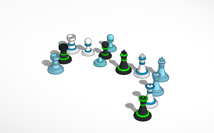 3D design Chess (In Progress) | Tinkercad