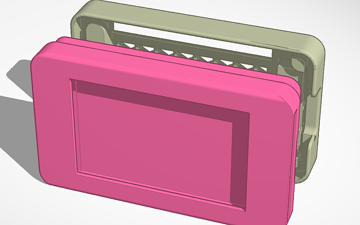 3D design Case ESP 32 Wroom - Tinkercad