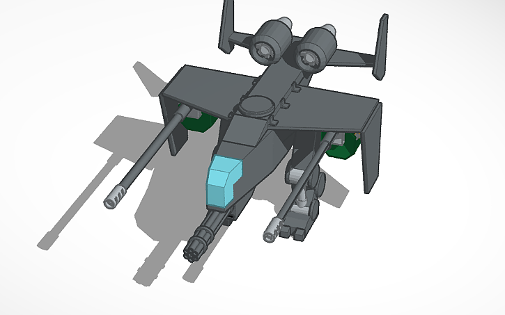 3D design Harpy mech (Obsidian Falls) - Tinkercad