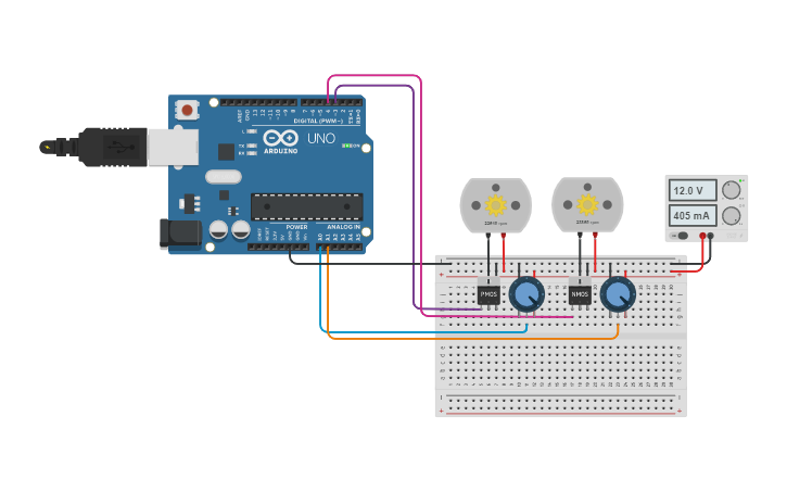 Circuit design UTS Mikrokontroler - Tinkercad Circuit design UTS Mikrokontroler - Tinkercad
