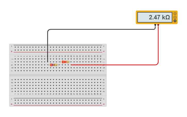 Circuit Design Resistors In Series Tinkercad