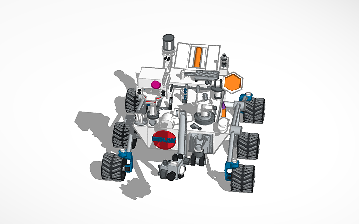 3D design Space Rover - Tinkercad