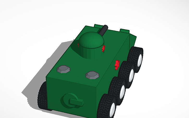 3D design soviet tank - easy | Tinkercad