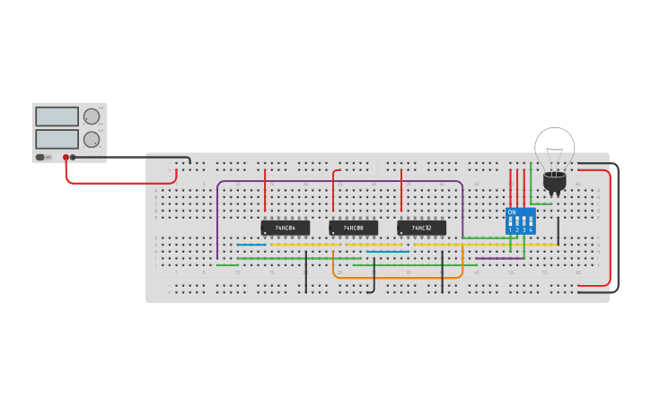 Circuit design multiplexor | Tinkercad