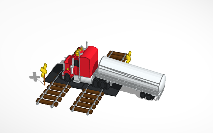 3D design railroad | Tinkercad