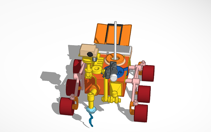 3D design Mars Rover - Tinkercad