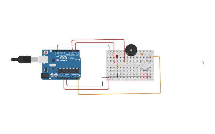 Circuit design Práctica 6 - Tinkercad